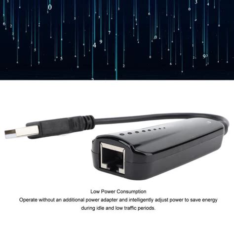 Adaptateur Ethernet Usb 2 0 Rapide 10 100mbps Windows Mac Plug And Play 7031726800752