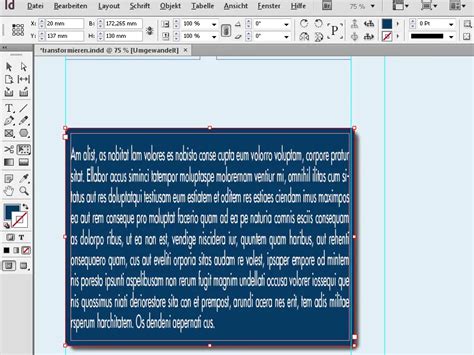 Using The Free Transform Tool In Adobe Indesign