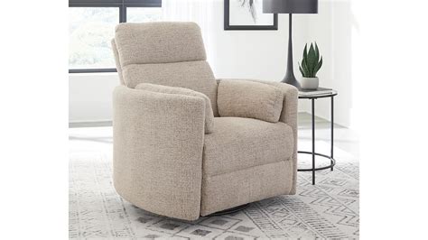 Radius Swivel Glider Recliner Burlap Home Furniture