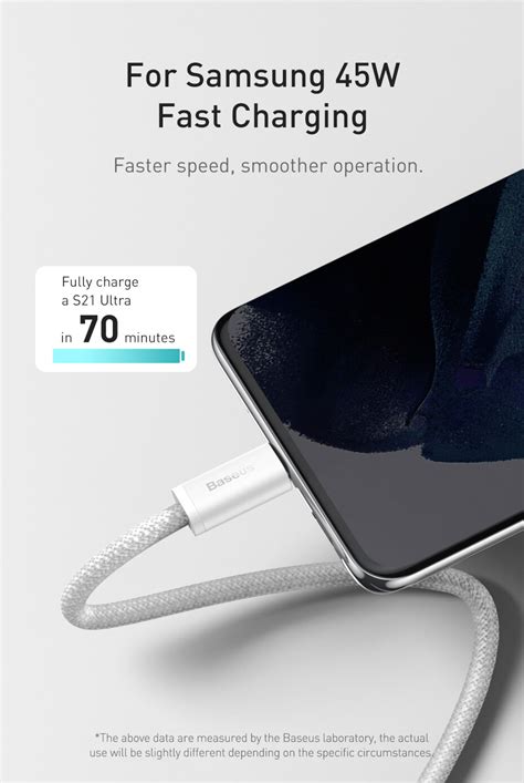 Baseus Dynamic Series Type C To Type C Cable 100w Pd Fast Charging