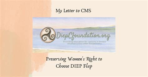 My Letter To Cms Diepcjourney®