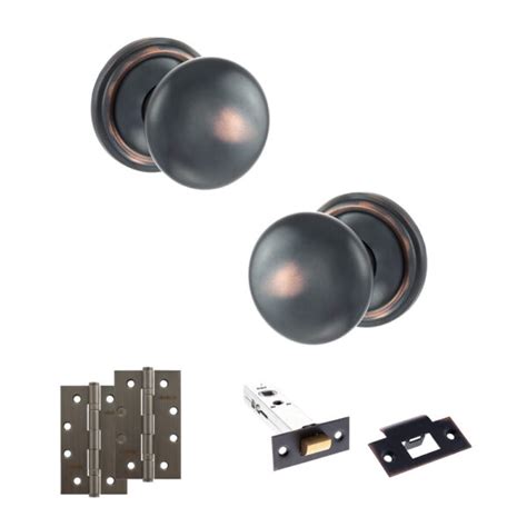 Old English Harrogate Door Knob Pack Latch Set 3 Hd Latch 4 Slim