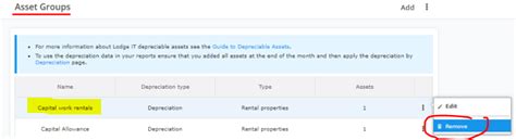 rolling back edit delete asset and asset group lodgeit