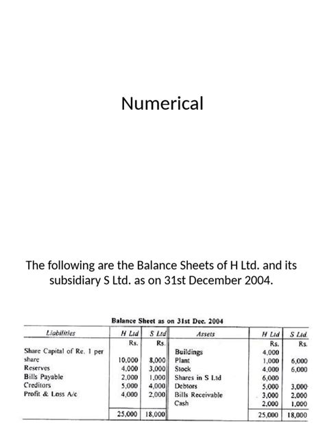 Consolidated Statement Pdf