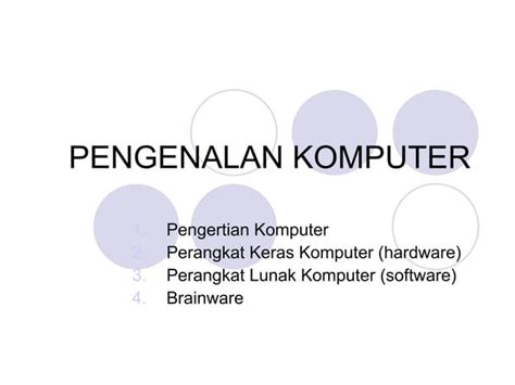 Ppt Materi Sistem Komputer Kelas 9 Smppptx Pptx