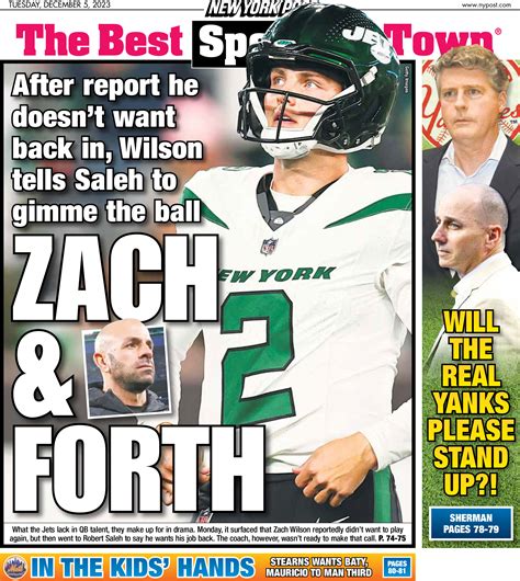 Ny Post Cover For December 5 2023 New York Post Ny Post Cover For December 5 2023 New York Post