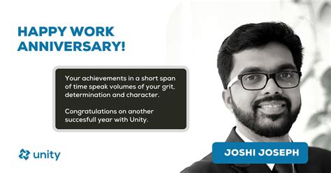 Unity Infotech On Linkedin Happyworkanniversary Unityinfotech Unity