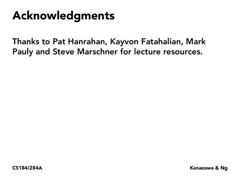 Cs184284a Lecture Slides