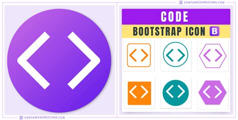 Bootstrap Code Icon Security Code Bi Bi Code Icon Code Css Html Color Button