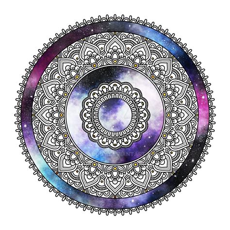 Galaxy Mandala 01 By Doralogy On Deviantart