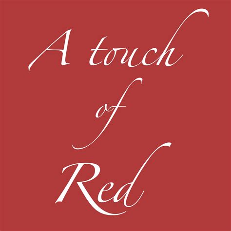 A Touch Of Red Book Cover