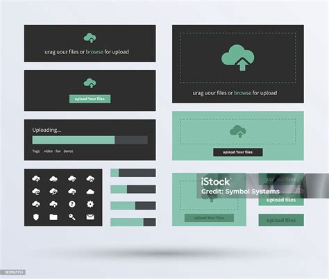 Ui 설정 평편 디자인 트렌드 0명에 대한 스톡 벡터 아트 및 기타 이미지 0명 검안 굽기 Istock