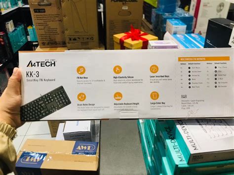 a4tech kk 3 wired keyboard black usb computers and tech parts and accessories computer keyboard