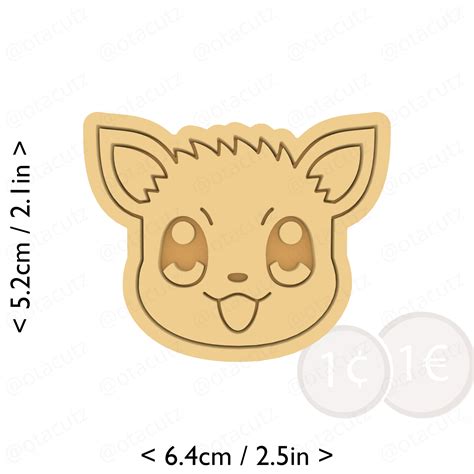 🍪 0133 Eevee Cookie Cutter Pokemon・ Stl File For ・cults