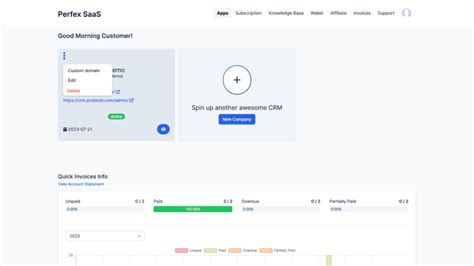 How To Link A Custom Domain To An Instance Or Tenant Perfex To Saas