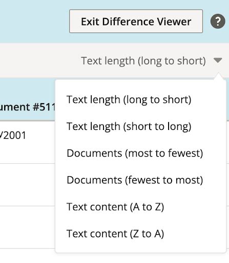 Difference Viewer Knowledge Base