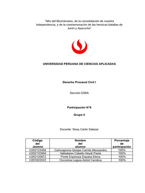 Pa6 Subsanacion De La Demanda Pdf