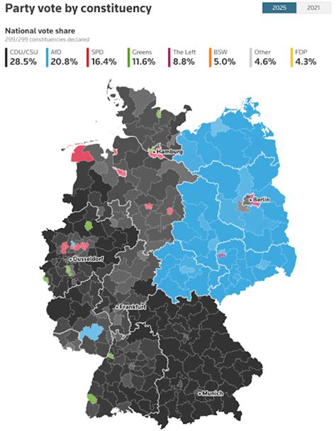 German Election Conservatives Win Afd And Potential Coalitions