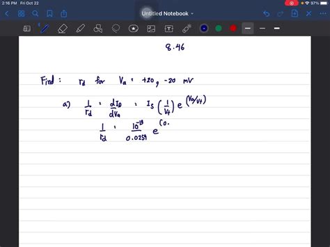 Solved A Determine The Transition Capacitance Of A Diffused Junction Varicap Diode At A