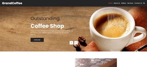 10 Free Coffee Shop Html Templates
