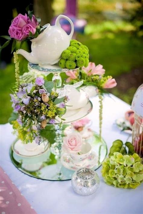 A Mad Hatters Themed Tea Party Elsewhere Weddings Tea Party
