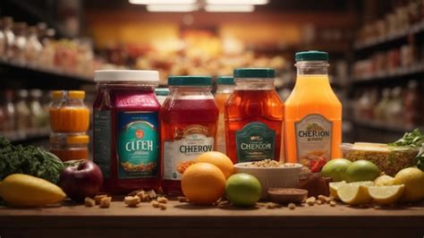 Premium Photo Grocery Products Generative Ai
