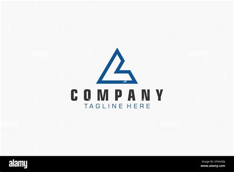 Abstract Initial Letter L Logo Usable For Business Technology And Branding Logos Flat Vector
