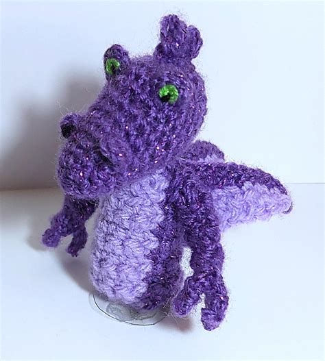 Dragon Finger Puppet Crochet Pattern Easy To Follow Pattern In English