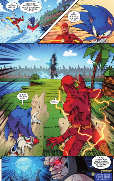 Dc X Sonic The Hedgehog 1 Chaos Crisis 2025 Written By Ian Flynn Art By Adam Bryce Thomas
