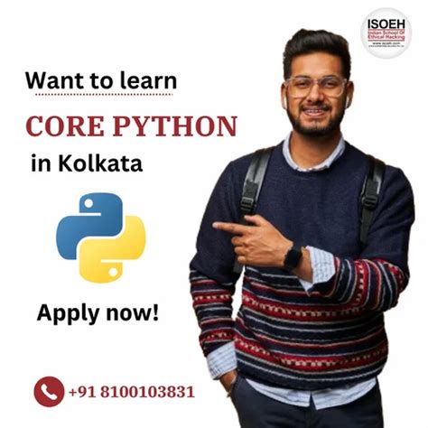 Python Programming Course At 8750 Course In Kolkata ID 22520120662
