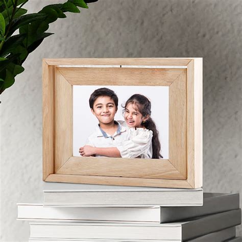 Rotating Wooden Photo Frame Vistaprint