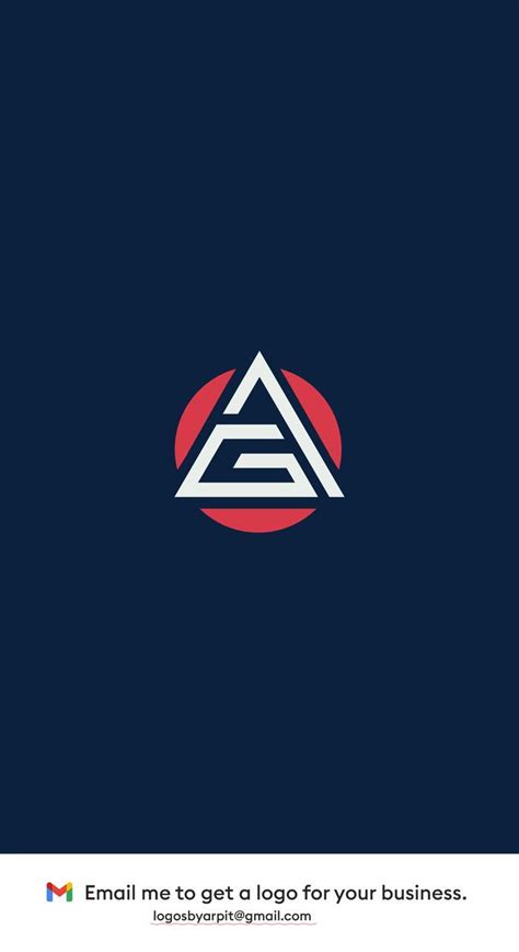 Ag Moon Monogram Logo