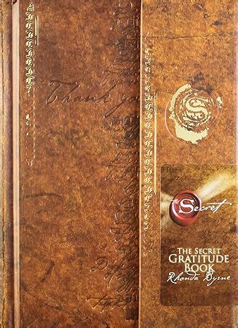 Secret Gratitude Book Uk Byrne Rhonda 9781847371881 Books
