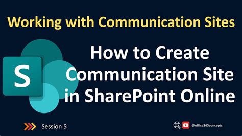 Create Communication Site In Sharepoint Online Sharepoint Online