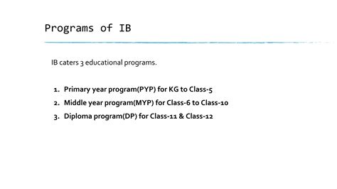 What S The Difference Between IGCSE And IB Boards PPTX Secondary Education Education