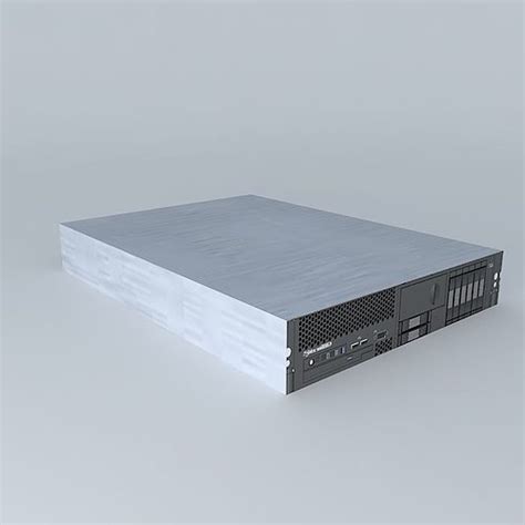 Ibm 2u Rack Mount Server 3d Model Cgtrader