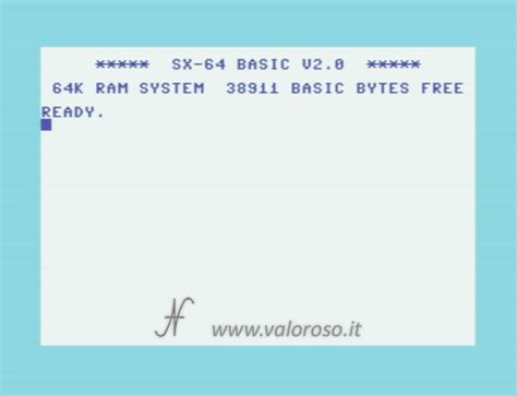 commodore sx 64 amedeo valoroso