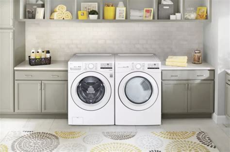 Lg Gas Ultra Large Capacity Front Load Dryer Dlg3401w Azans Direct