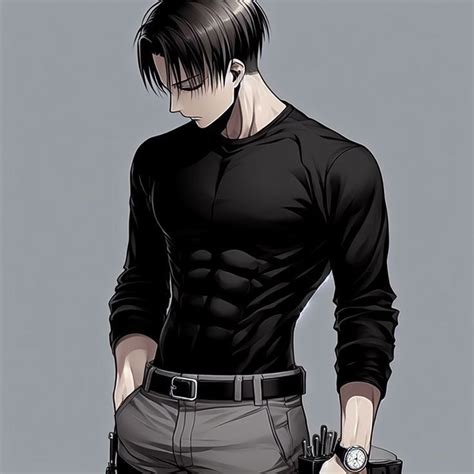 Levi Ackerman Personajes De Anime Pelo De Chico Anime Capitán Levi