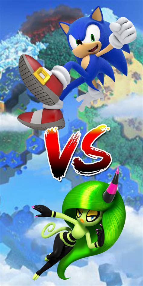 Sonic Vs Zeena Wallpaper By Jpninja426 On Deviantart