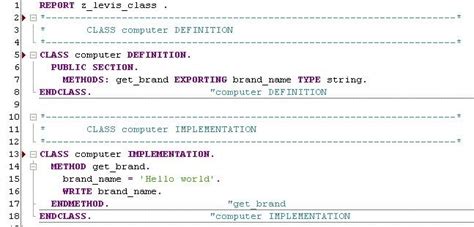 Abap Thinkers How To Convert A Local Class Into A Global Class