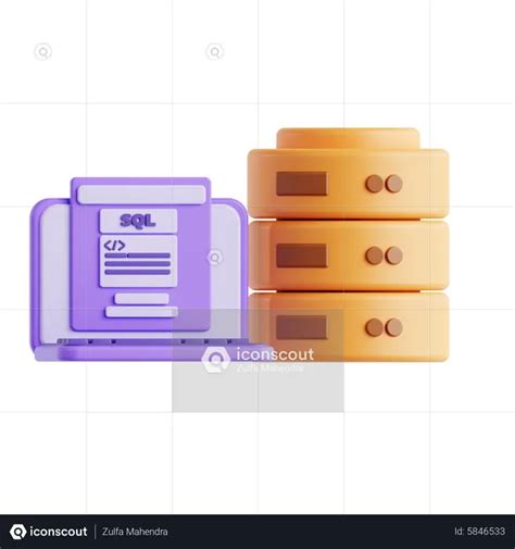 Sql 3d Icon Download In Png Obj Or Blend Format