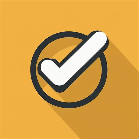 Premium Vector Vector Illustration Of Checkmark Flat Design