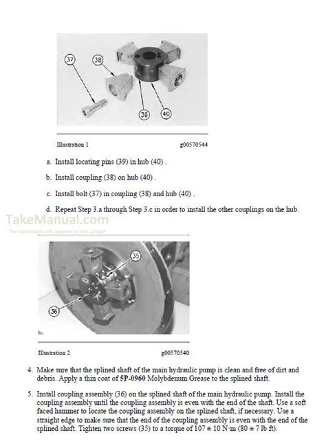 Caterpillar 312b 312bl Repair Manual Excavator