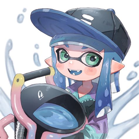 Safebooru 1girl Baseball Cap Black Headwear Blue Hair Green Eyes Hat