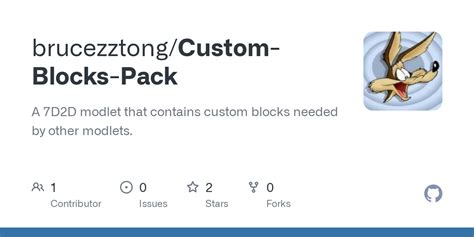 Github Brucezztongcustom Blocks Pack A 7d2d Modlet That Contains