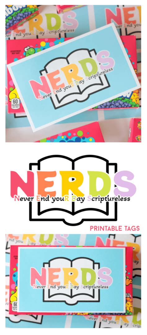 Printable Nerds Candy Tags Scripture Themed How It Mades