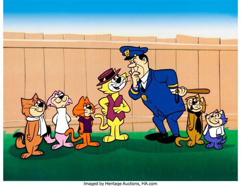 Top Cat Full Cast Publicity Cel Hanna Barbera 1962 Total 2