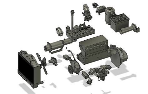 Stl File Jeep Willys Engine L134 🚗・3d Printable Model To Download・cults