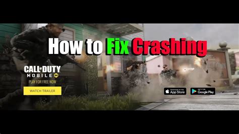 call of duty mobile how to fix crashing youtube